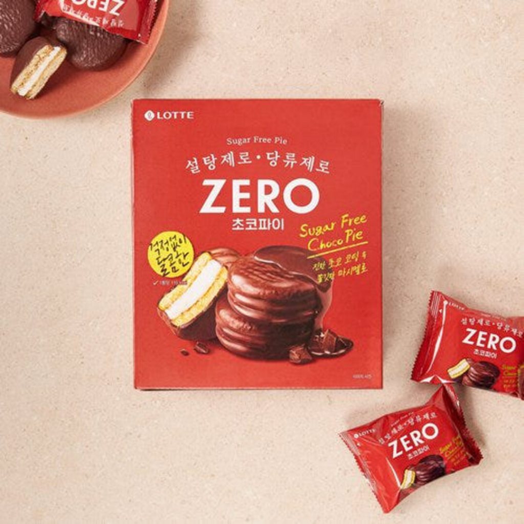 Lotte Zero Choco Pie 12 pieces 336g | Shopee Philippines