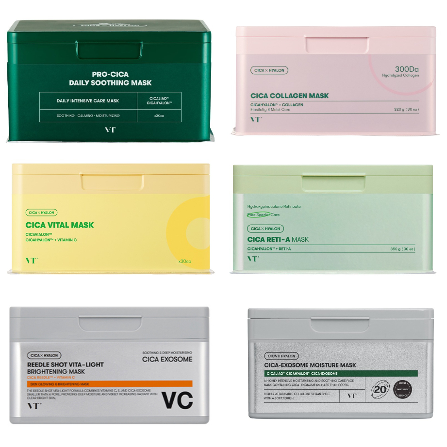 VT Cosmetics Mask Pack Collection 6Type | Shopee Philippines