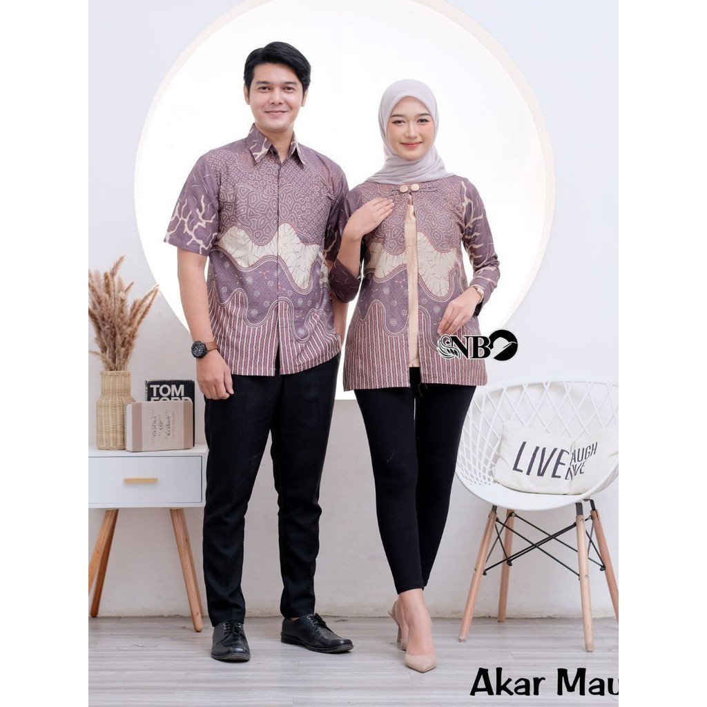 Batik couple modern uniform original batik office batik wedding ...