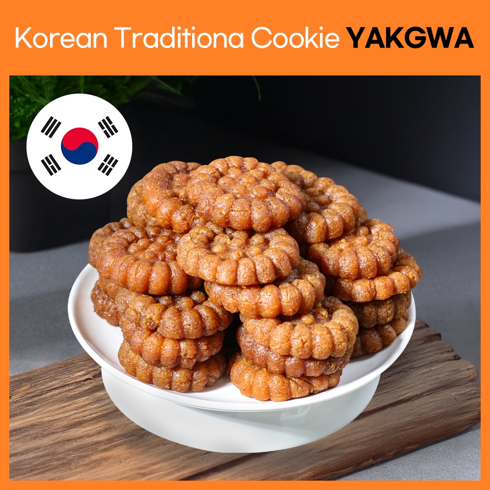 [Direct from Korea] Yakgwa Korean Traditional Cookies Honey Flavor 300g ...