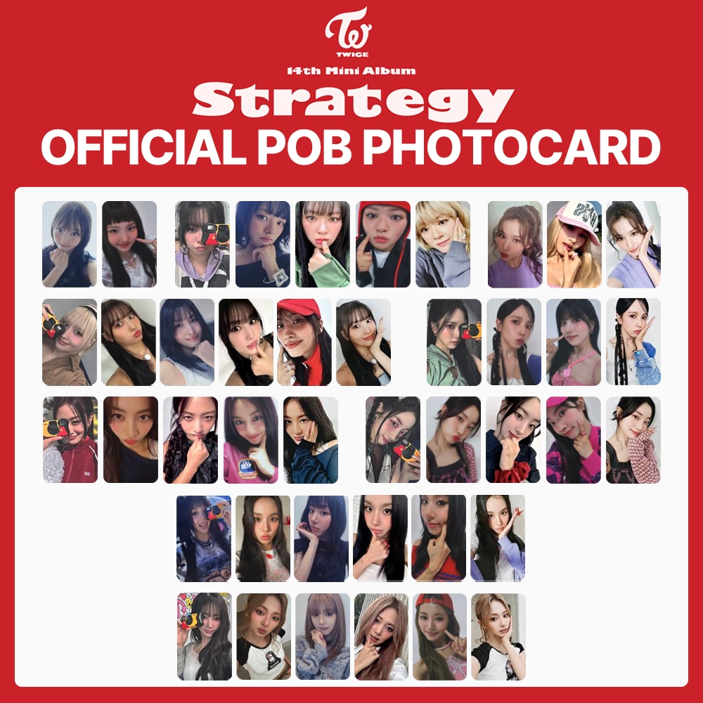 [POB] TWICE 'STRATEGY' STANDARD ver. (STEP 1,2,3) Official POB ...