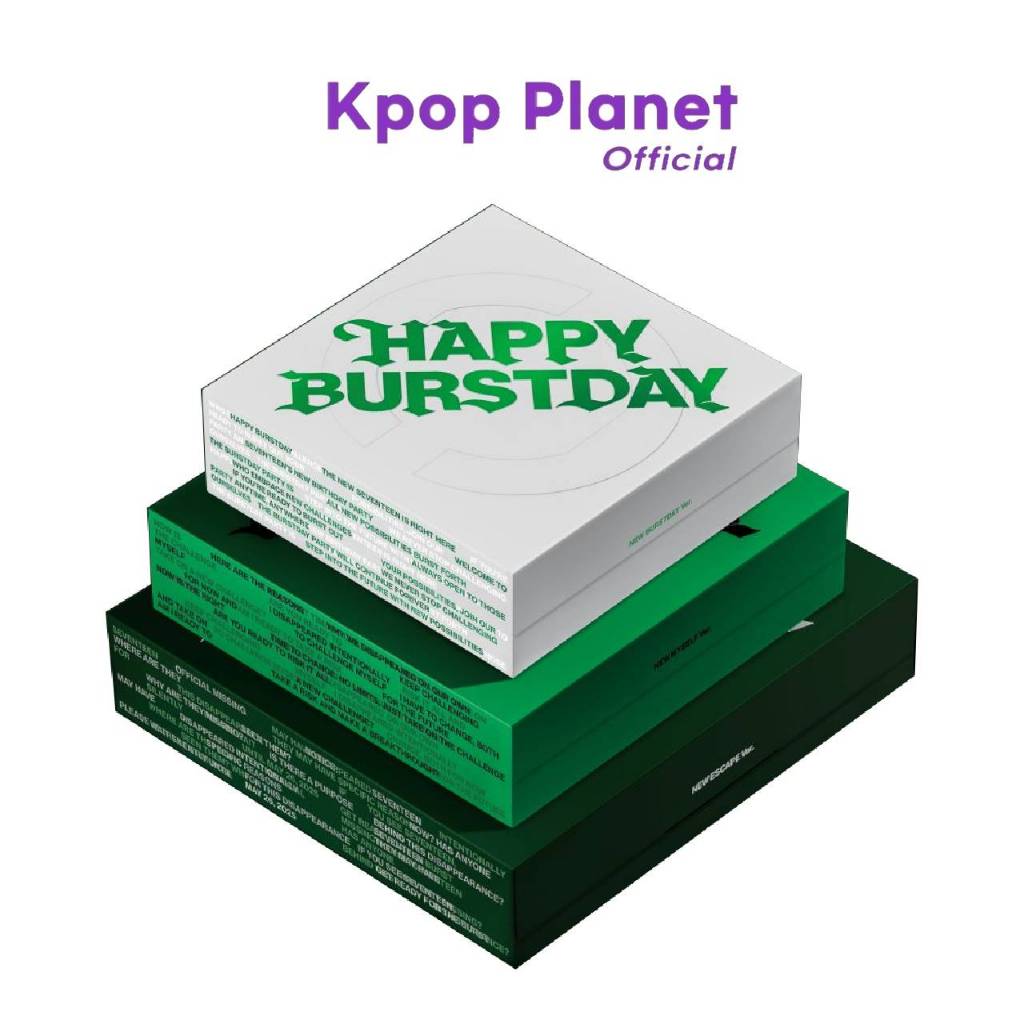 SEVENTEEN - 5th Album [HAPPY BURSTDAY] | Shopee Philippines