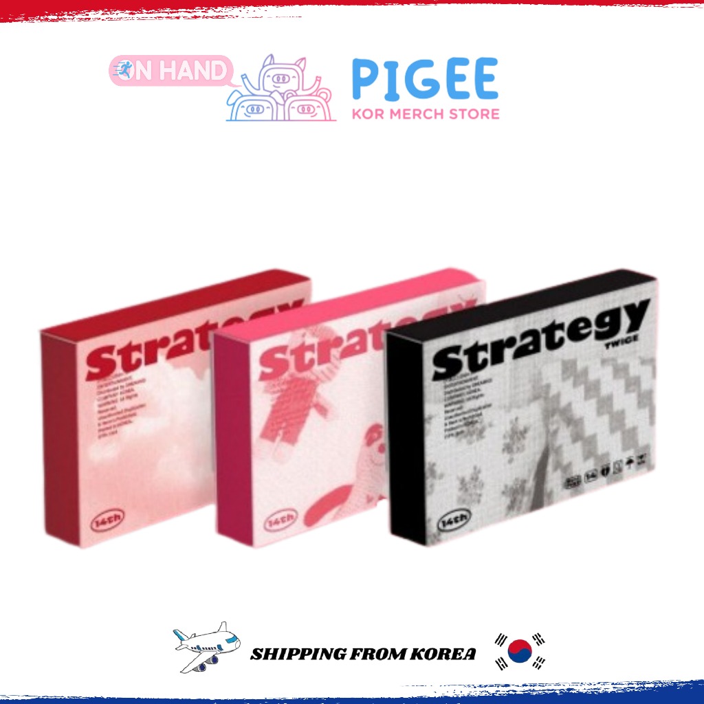 TWICE - [ STRATEGY ] 14TH MINI ALBUM (PLATFORM NEMO Ver.) | Shopee ...