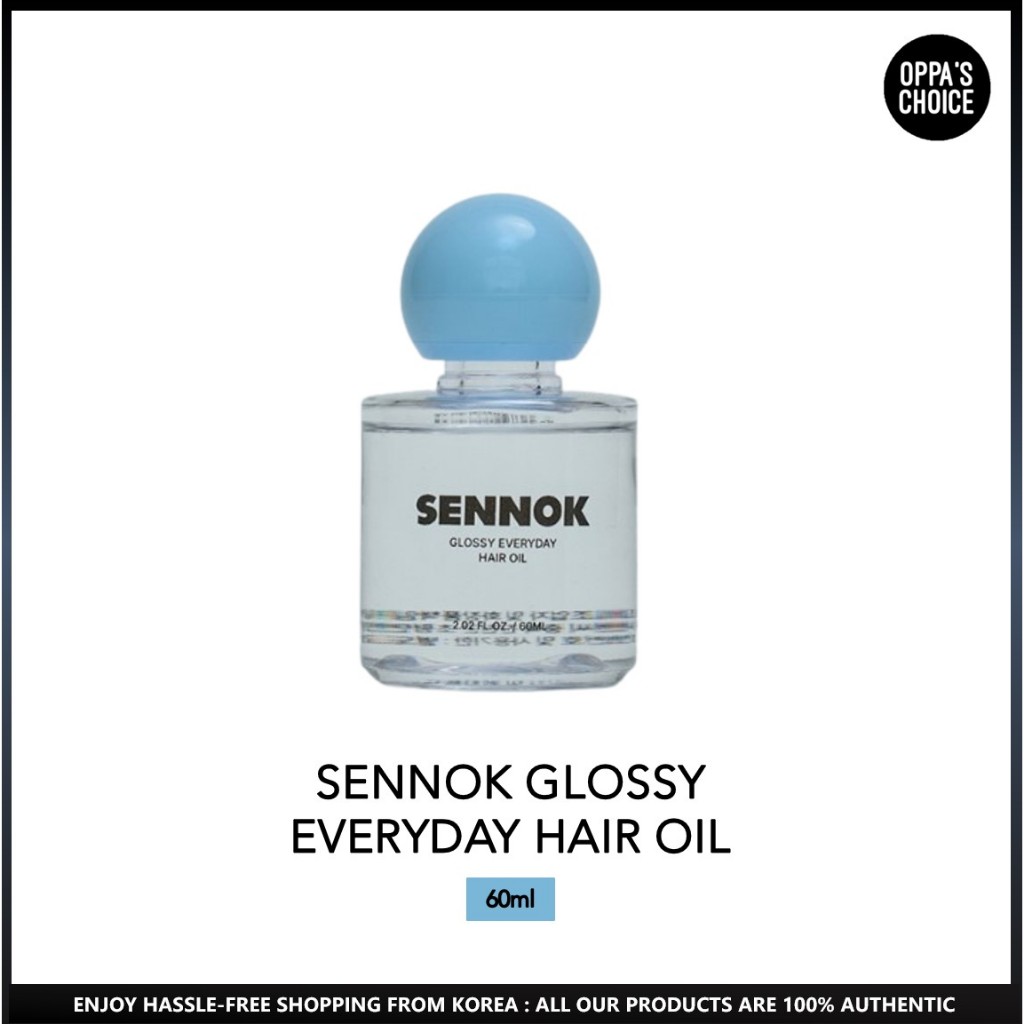 SENNOK GLOSSY EVERYDAY HAIR OIL 60ml | Shopee Philippines