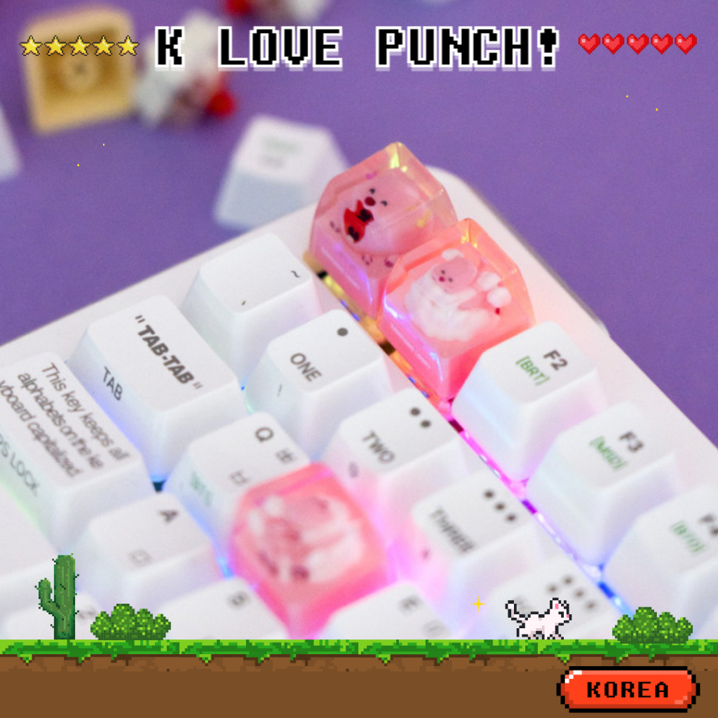 Royche Zanmang Loopy Resin Keycap for Mechanical Keyboard (2type ...