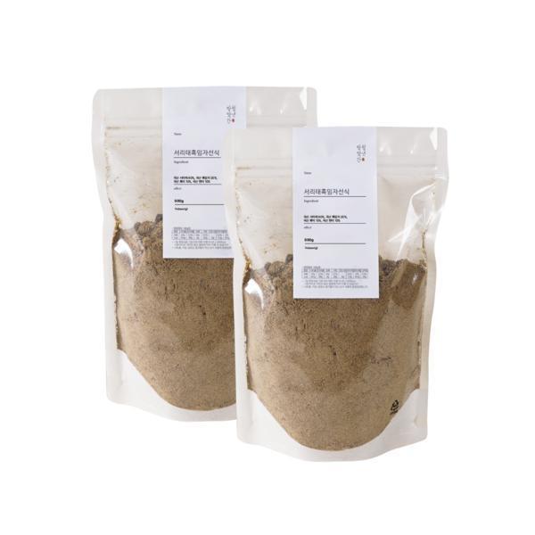Authentic Korean Black Bean Misugaru Drink Mix - 500g X 2 Packs /100% ...
