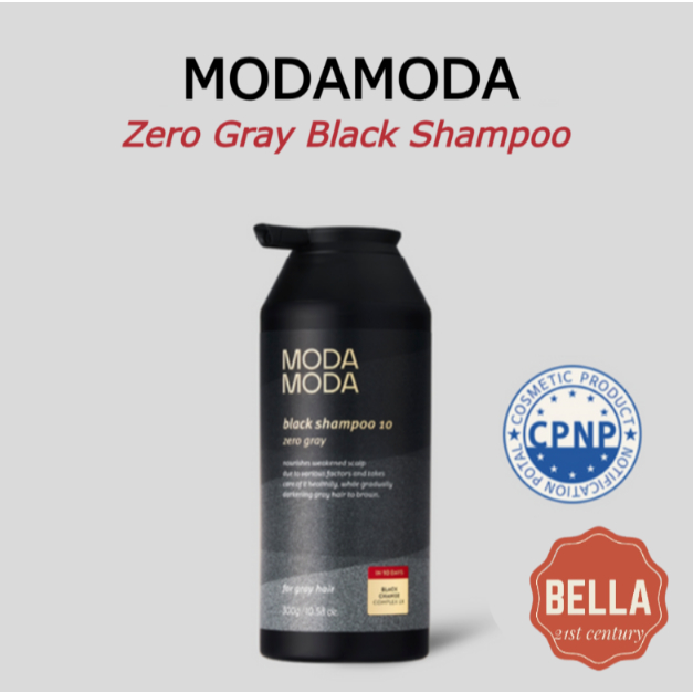 MODAMODA Zero Gray Black Shampoo 300g | Shopee Philippines