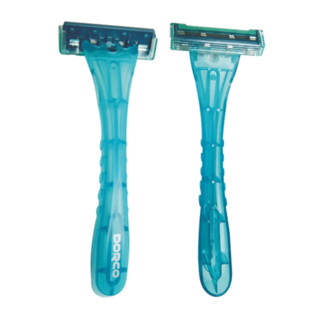 DORCO Touch 3 Razor Triple Blade Rotating Head, Lubricating Band ...