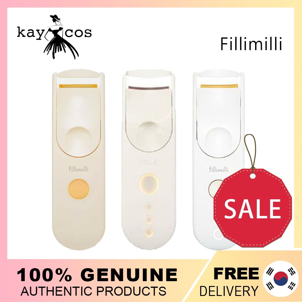 Fillimilli Olive Young Heating Eyelash Curler 3 Types (Battery/USB Type ...