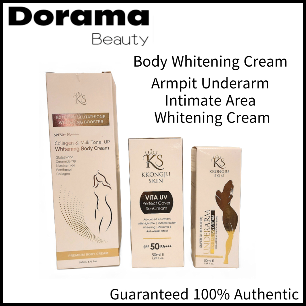 Kkongju Skin Tone-Up Whitening Body & Private Parts Cover SunCream ...