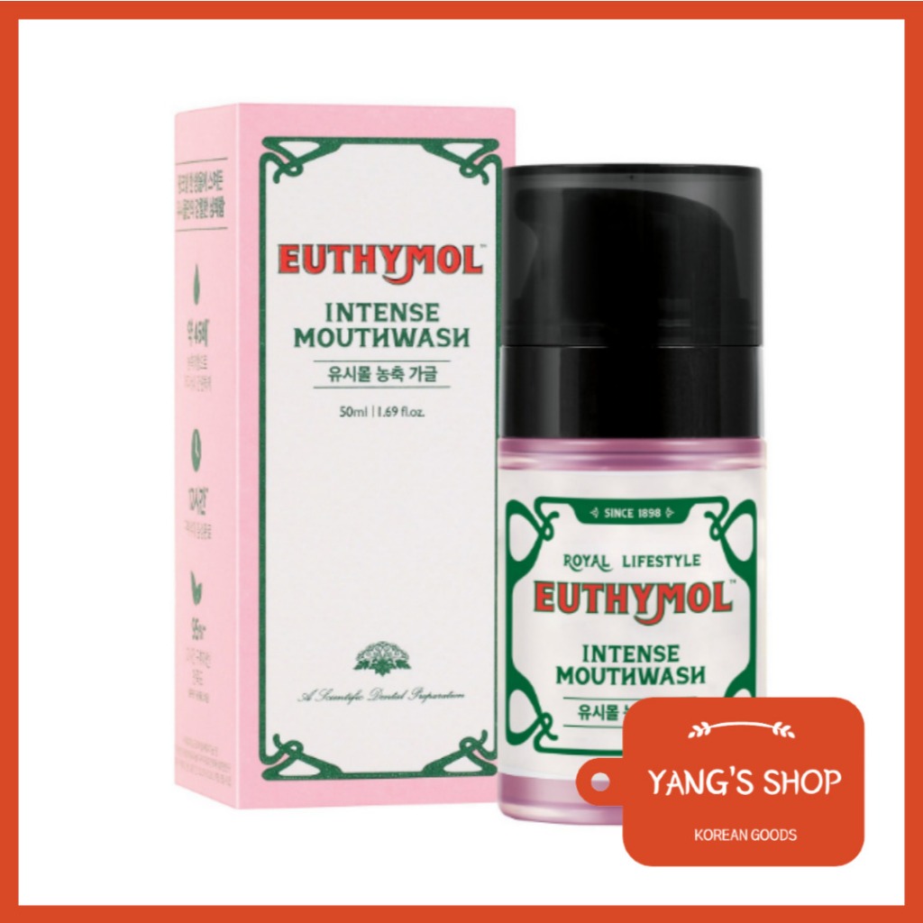 [EUTHYMOL] Intense Mouthwash 50ml / Eucalyptus Extract / Byeon Woo Seok | Shopee Philippines