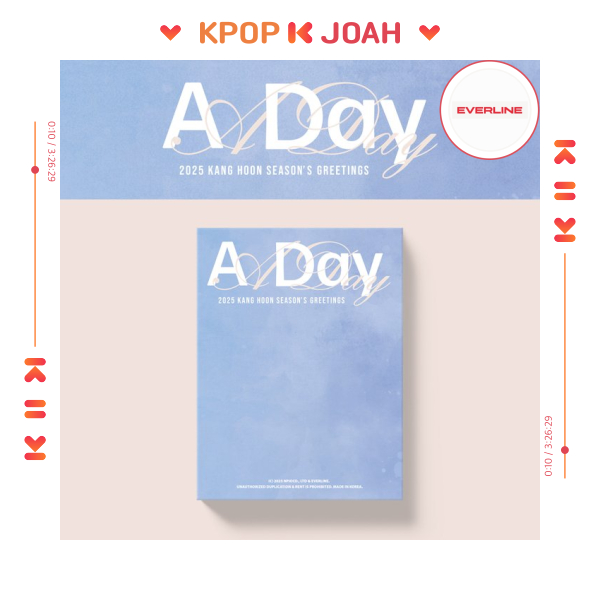 [POB] KANG HOON [A DAY] 2025 SEASON'S GREETINGS (Jan. 2025) | Shopee ...