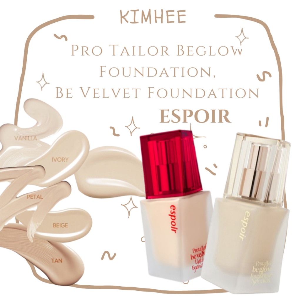 Espoir Pro Tailor Foundation Be Glow New Class , 30g / Be Velvet 30g ...