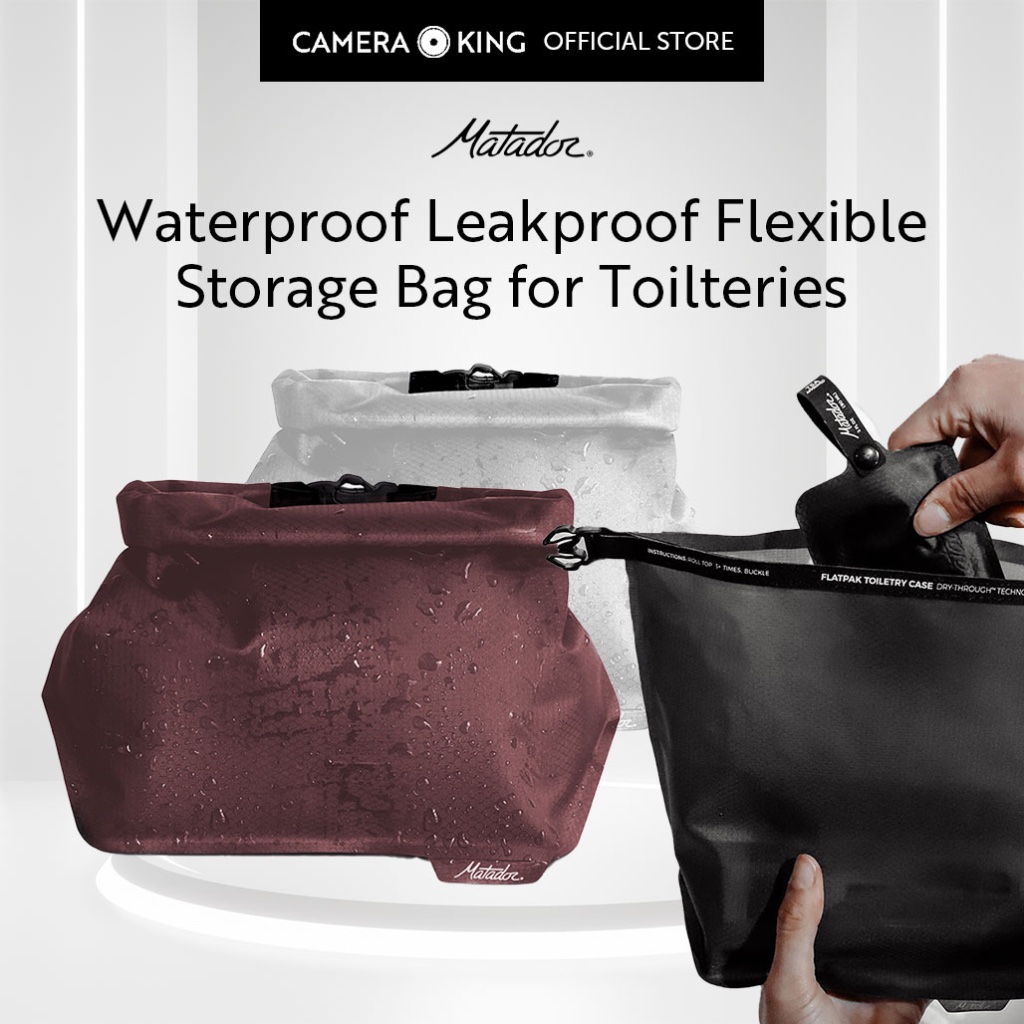 [Matador] Ultralight FlatPak Toiletry Case – Water-Resistant, Leakproof ...