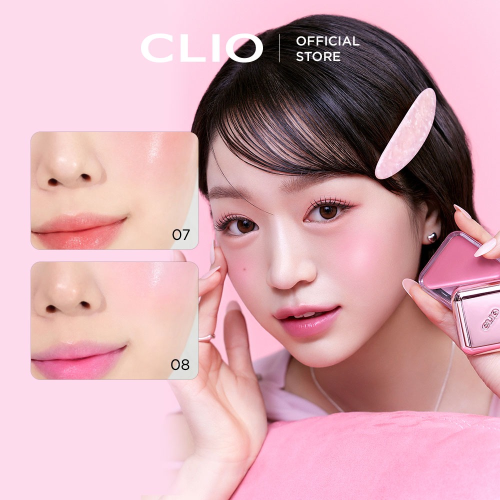 [CLIO] NEW COLOR | Essential Lip Cheek Tap (Healthy Glow Cheek, Clear ...