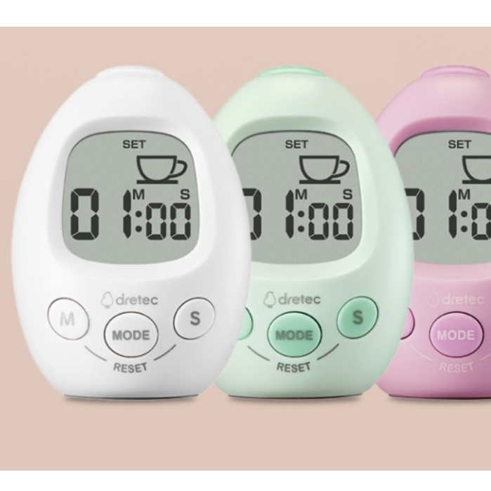 DRETEC Silent Study Egg Pomodoro Timer | Shopee Philippines