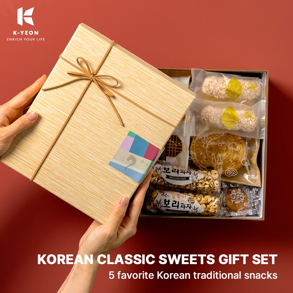 Korean Classic Sweets Gift Set _5 favorite Korean traditional snacks ...