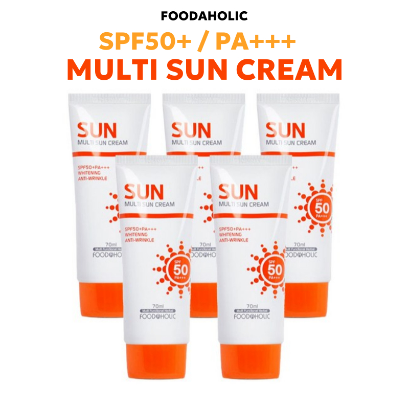 FOODAHOLIC Multi Sun Cream 70ml - SPF50+, PA+++ | Shopee Philippines