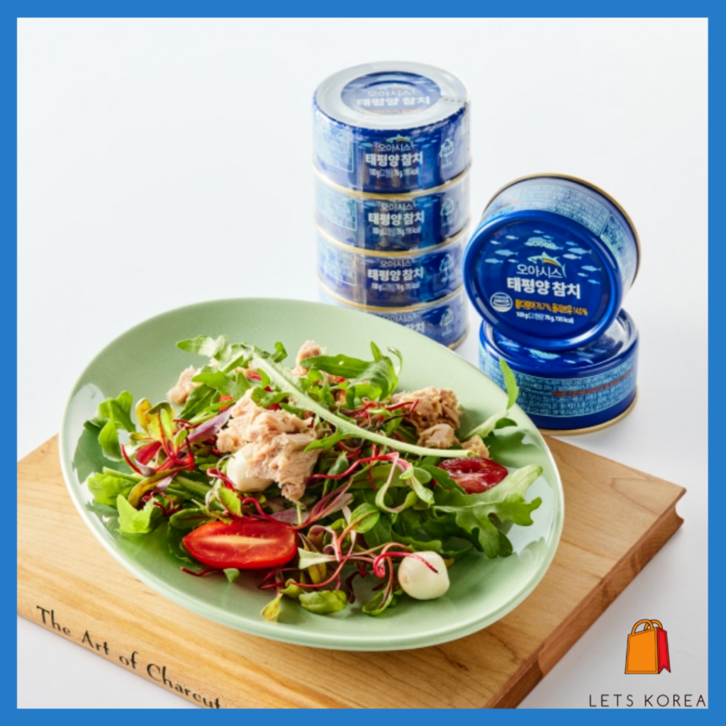 [Tuna in Olive Oil] Korea Premium Yellowfin Tuna Ottogi – 100g*4 - 1SET ...