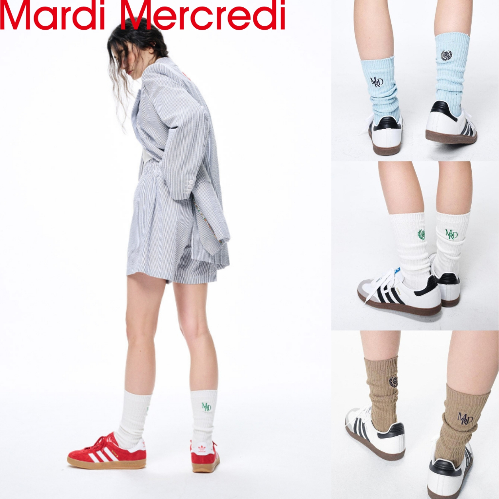 [MARDI MERCREDI] LOGO SOCKS MRD LOGO_6color / 100% authentic KR product ...