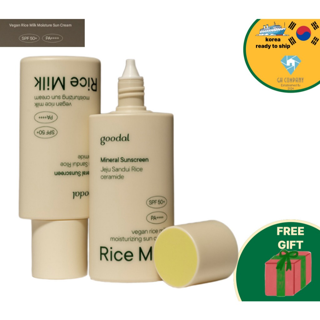 Vegan Rice Milk Moisture Sunscreen (24AD) (50ml) | Shopee Philippines