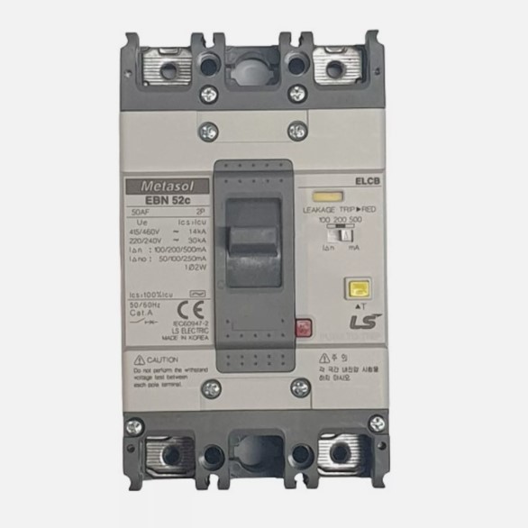 LS Electric EBN52c 50AF ELCB 2P N-type Earth Leakage Circuit Breaker ...