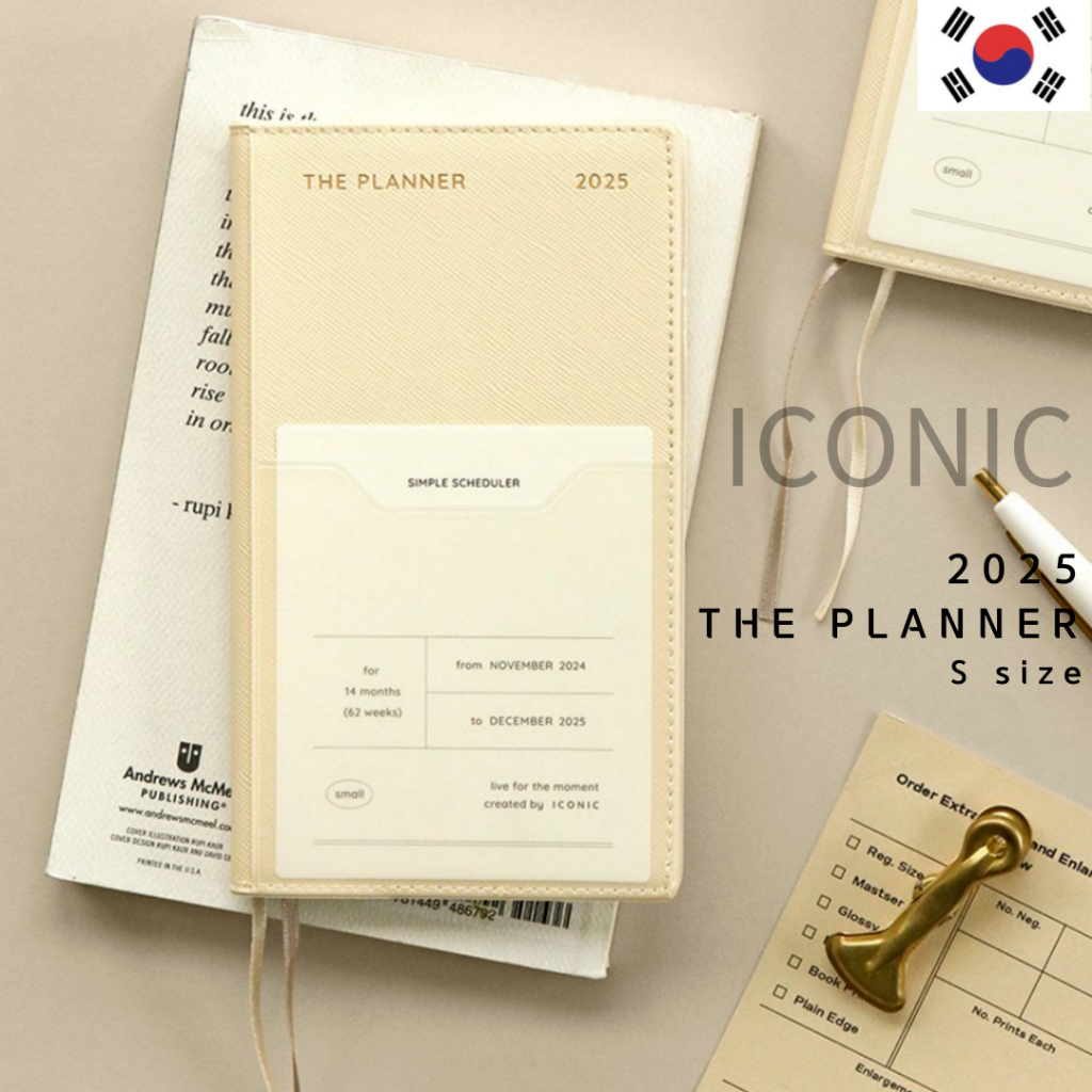 ICONIC 2025 The Planner S Weekly Diary / A6, Korean Planner / Sturdy ...