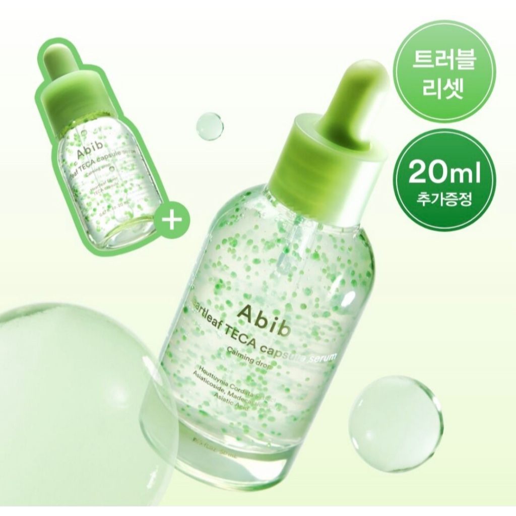 Abib Heartleaf TECA Capsule Serum Calming Drop 50ml Set (+20ml ...