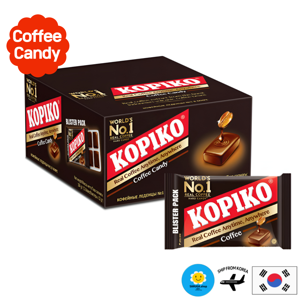 Kopiko Coffee Candy Blister Pack 8pcs(32g each) × 12pack (box) – Coffee ...