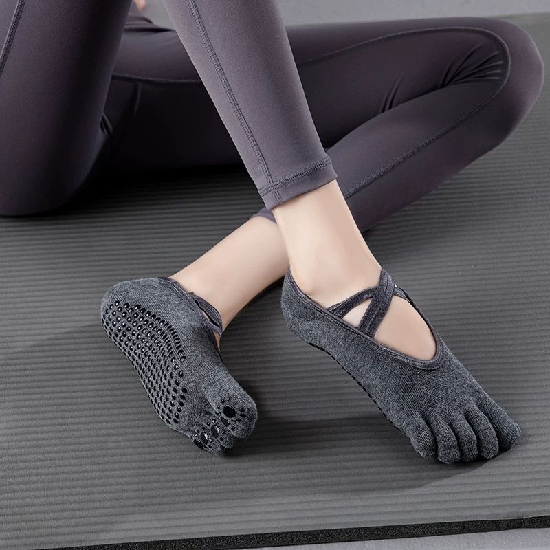 KeeLeePee Yoga Socks for Women Non Slip Gym Dance Sport Exercise Dance ...