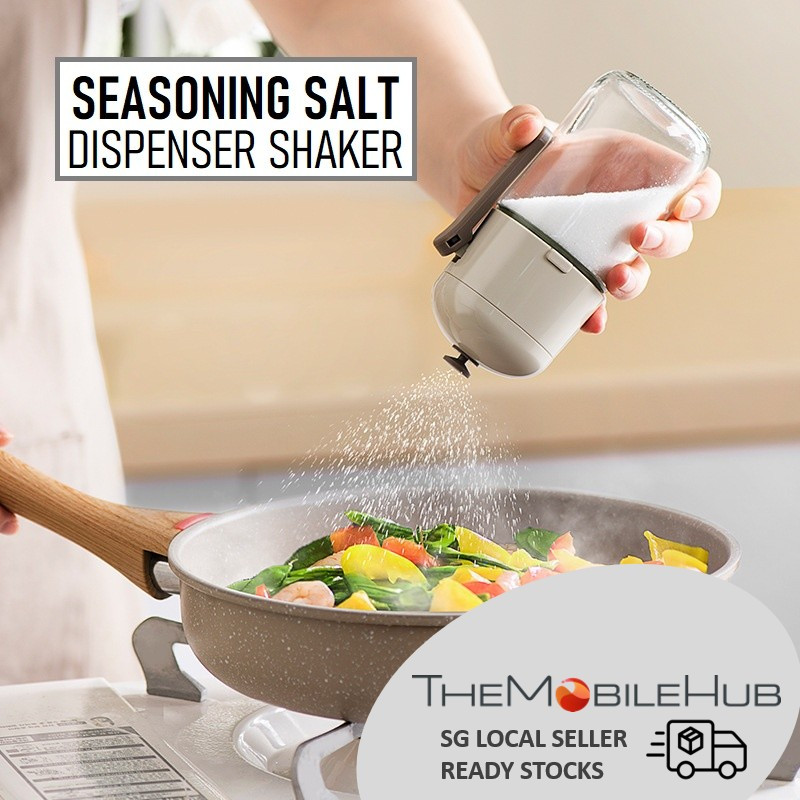 Kitchen Seasoning Salt Dispenser Bottle Storage Pepper Sugar Spice ...