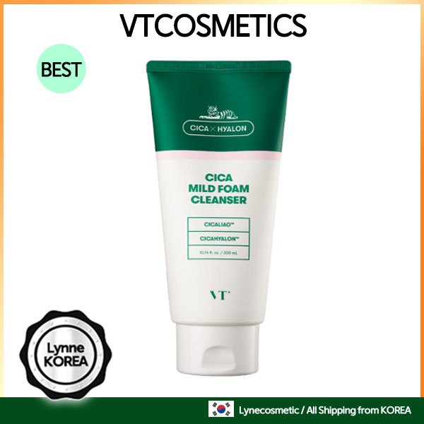 VT COSMETICS CICA Mild Foam Cleanser 300ml | Shopee Philippines