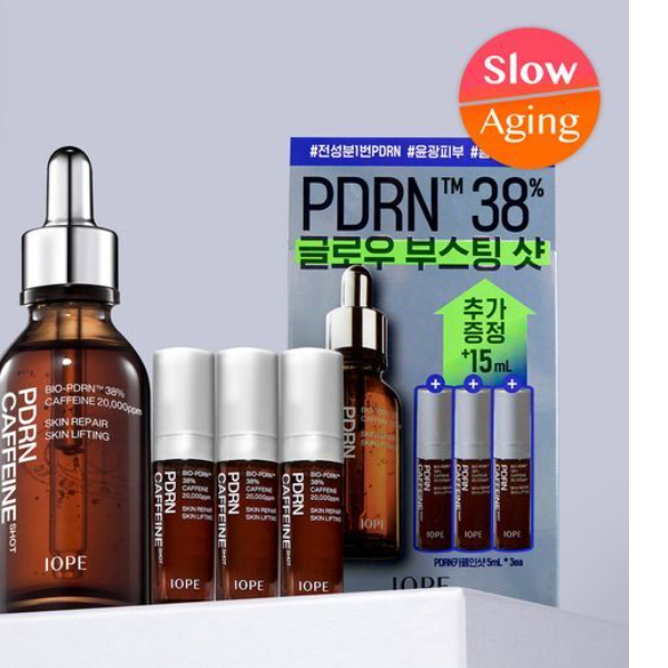 IOPE PDRN Caffeine Shot 30ml Limited Edition Set (+5ml*3ea) | Shopee ...