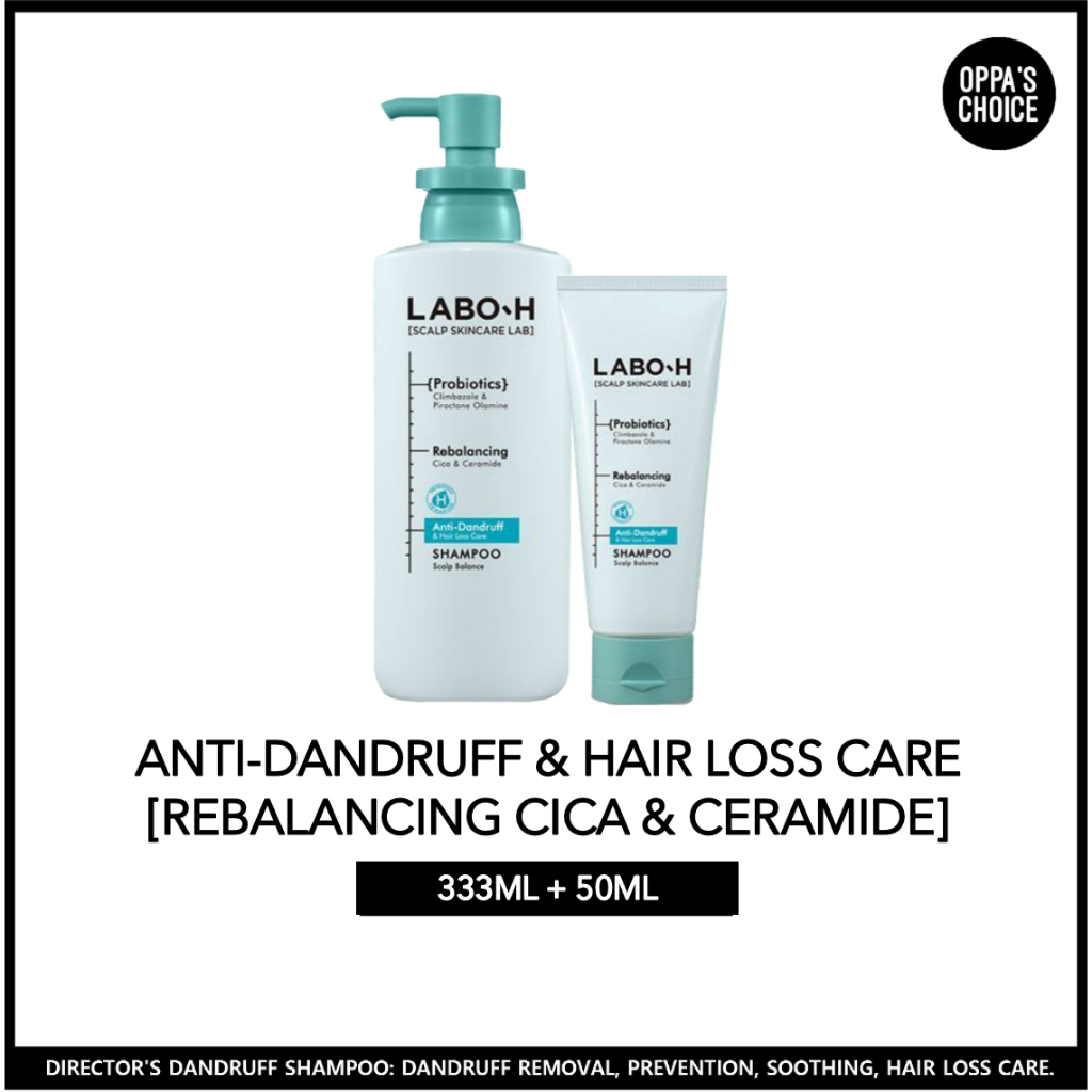 LABO-H ANTI ANTI-DANDRUFF & HAIR LOSS CARE SHAMPOO [REBALANCING CICA ...