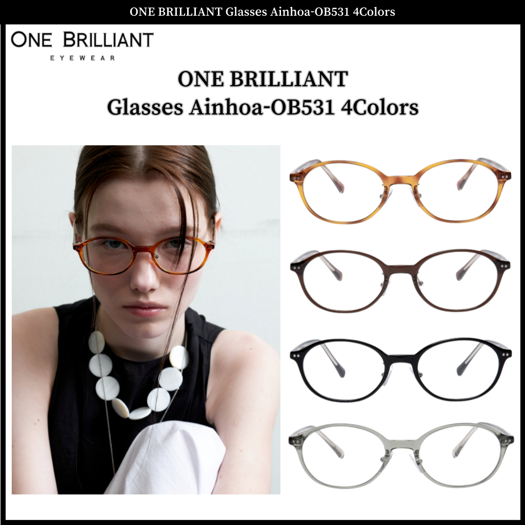 ONE BRILLIANT Glasses Ainhoa-OB531 4Colors | Shopee Philippines