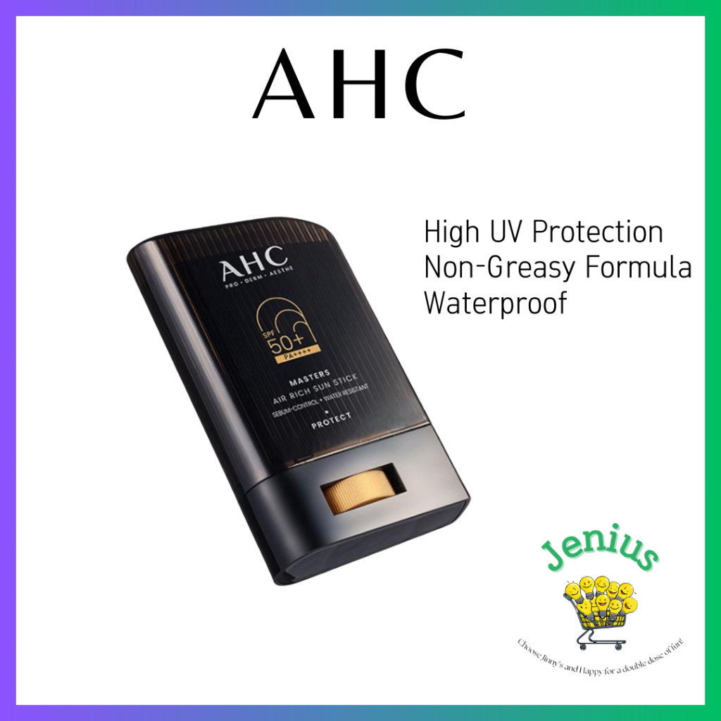 AHC Masters Air Rich Sun Stick - SPF 50+ PA++++ for Ultimate Sun Protection,Waterproof sunscreen ...
