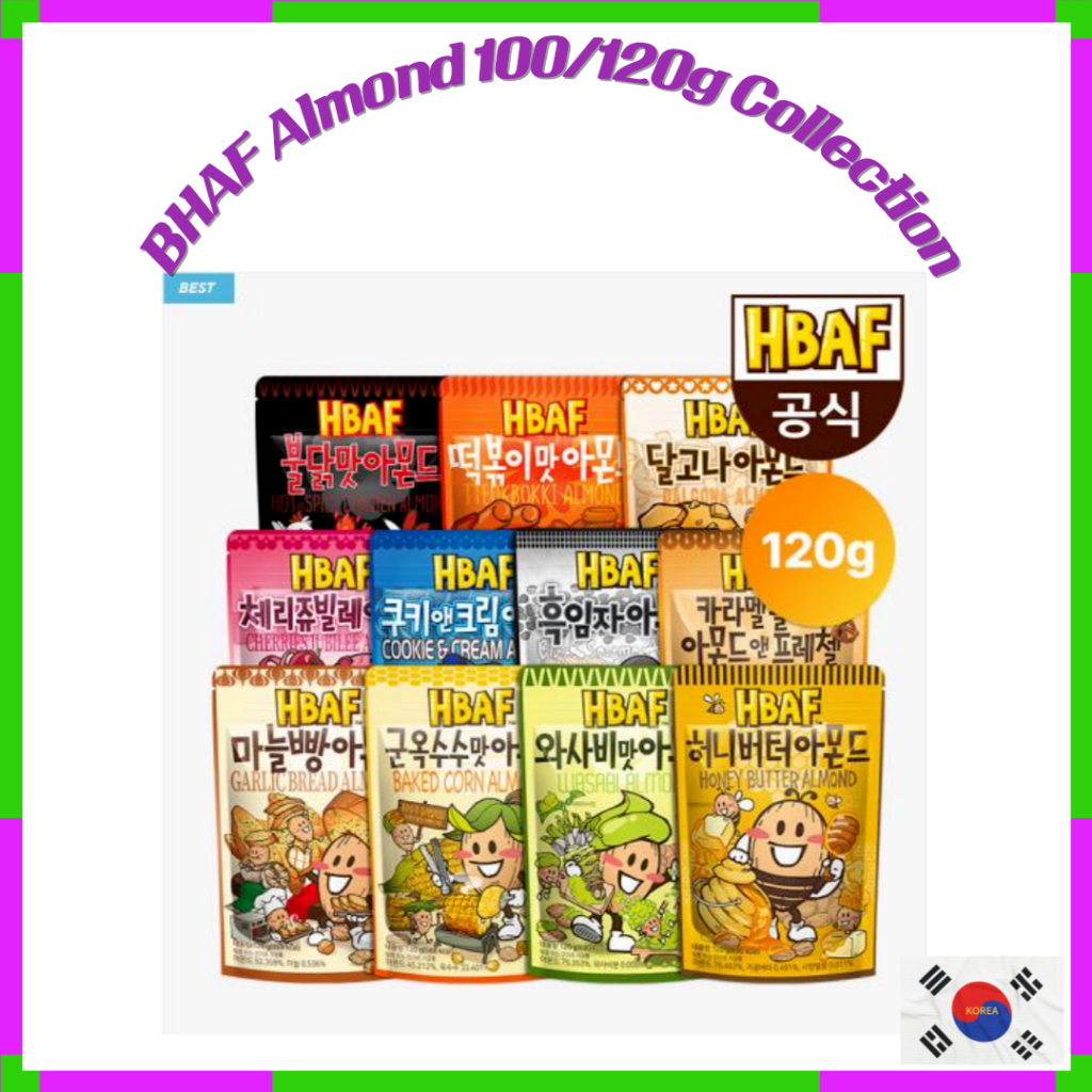 HBAF Barf Almond 100/120g Collection, The Perfect Choice for Travel, Everyday Use, and Camping ...