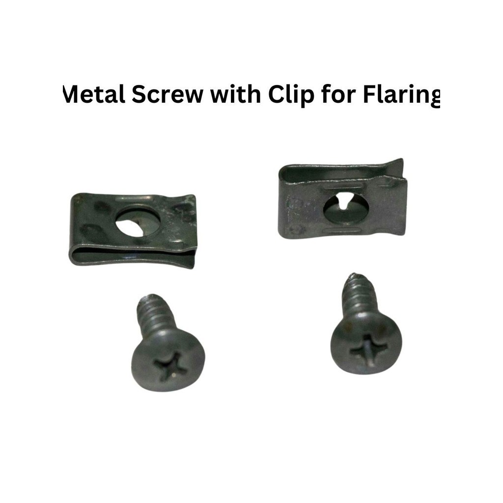 Clip for Motorcycle and car Flaring's - Original Metal Screw Locked ...