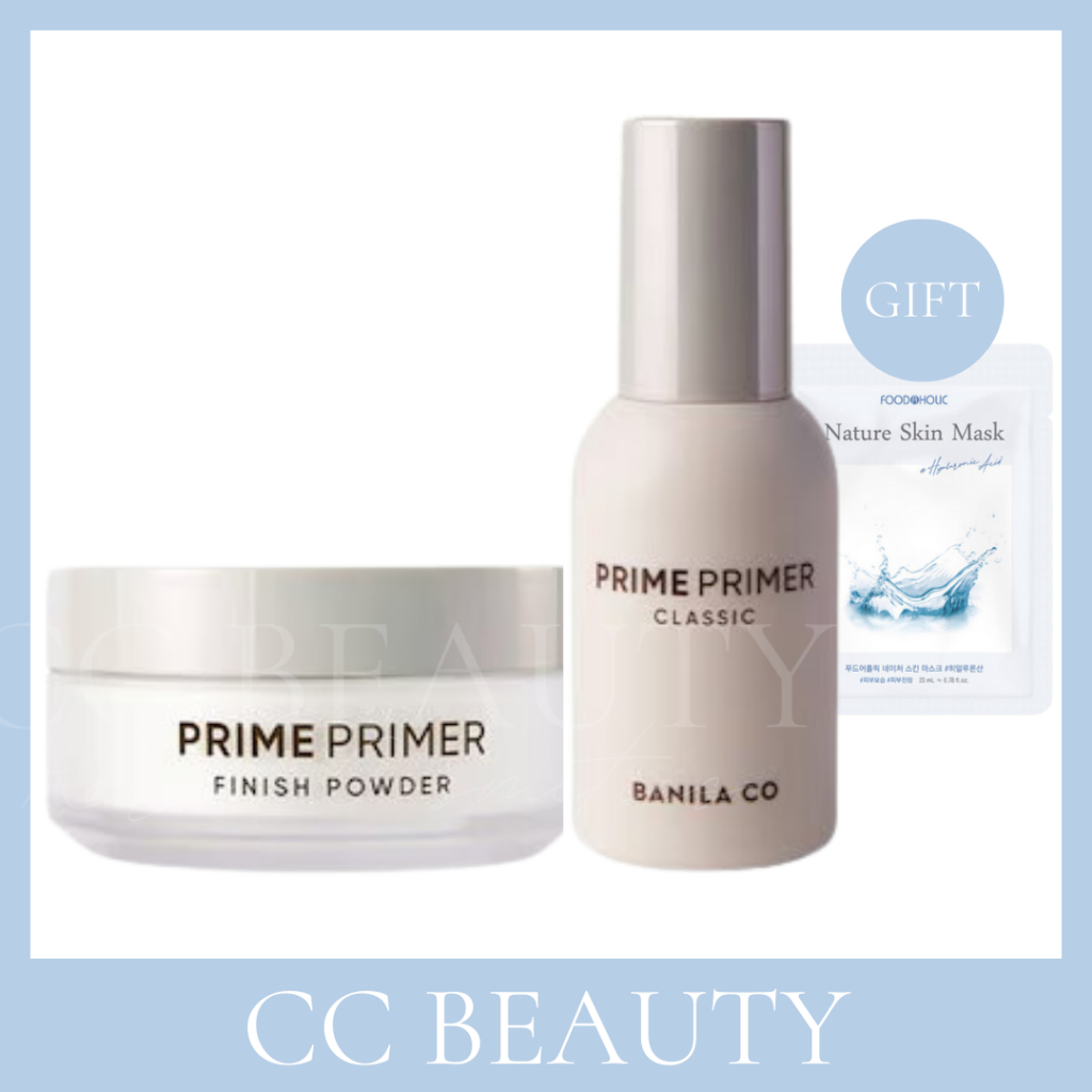 Banila Co Prime Primer Classic 30ml/ Prime Primer Finish Powder 12g ...