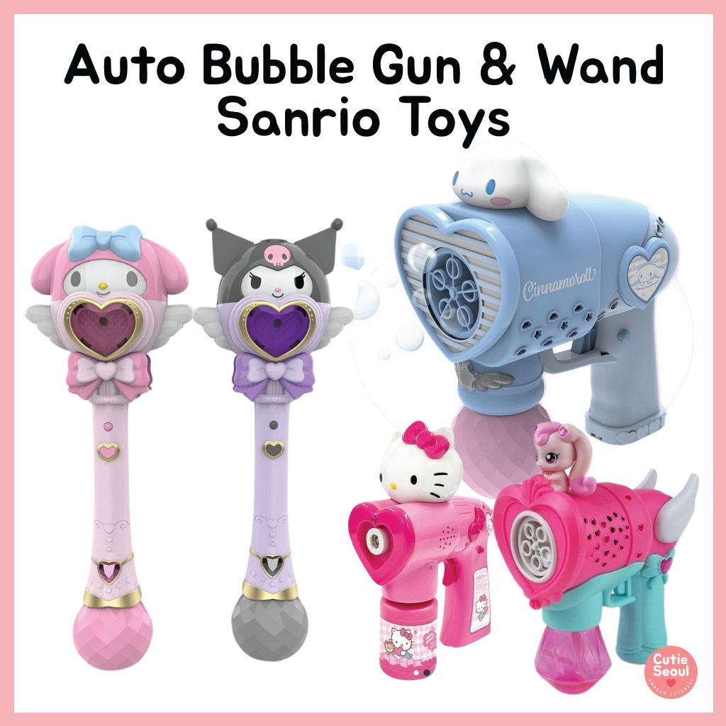 Sanrio Auto Bubble Gun｜Cinnamoroll / Kuromi / My Melody / Hello Kitty ...