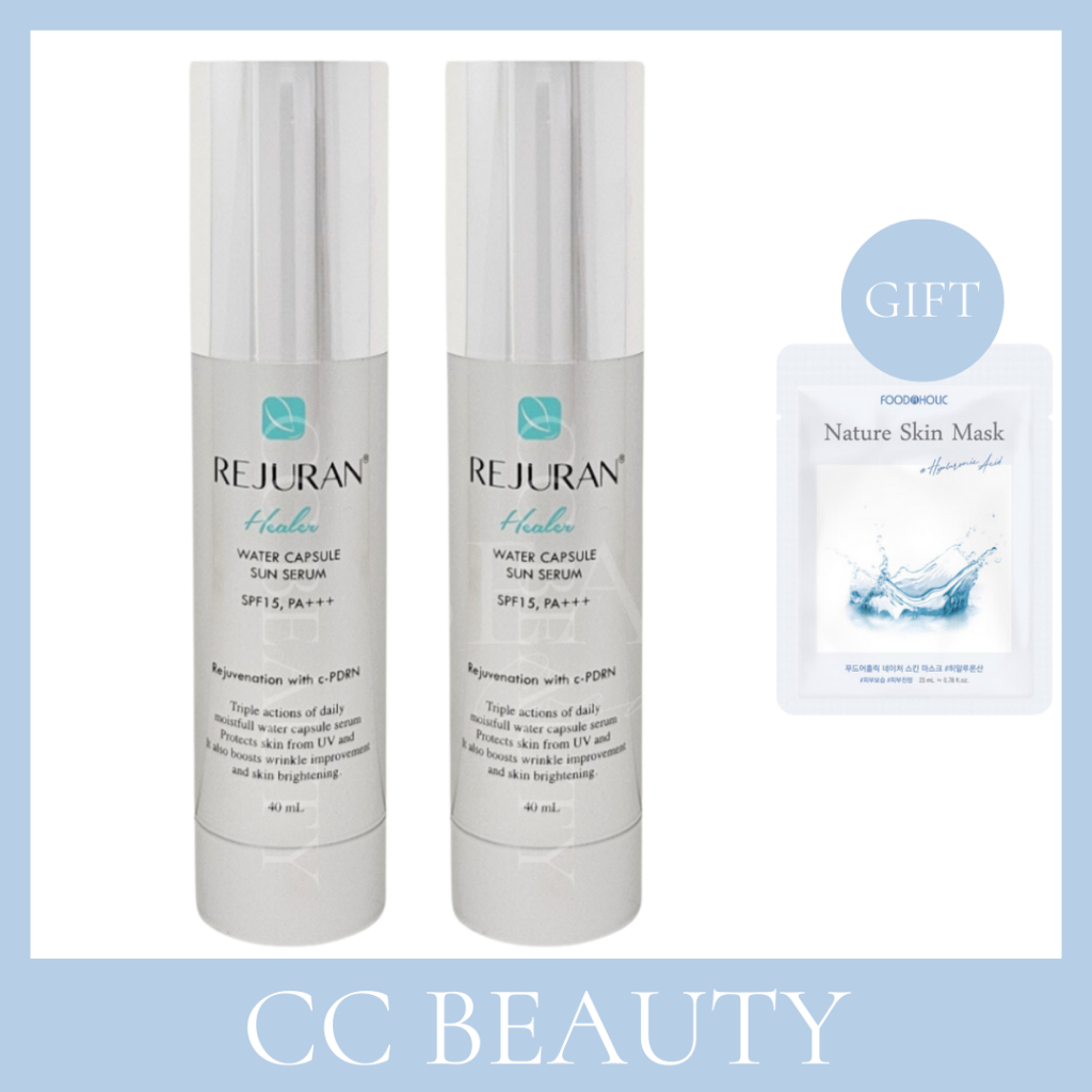 Rejuran Healer Water Capsule Sun Serum 40m (1+1)/Hydrating Sunscreen ...