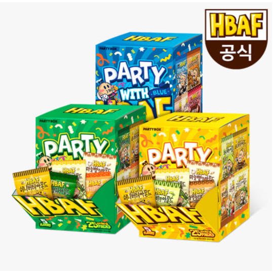 HBAF Party pack 500g 5flavor mini pack 20gx25packs Gift pack Garlic ...