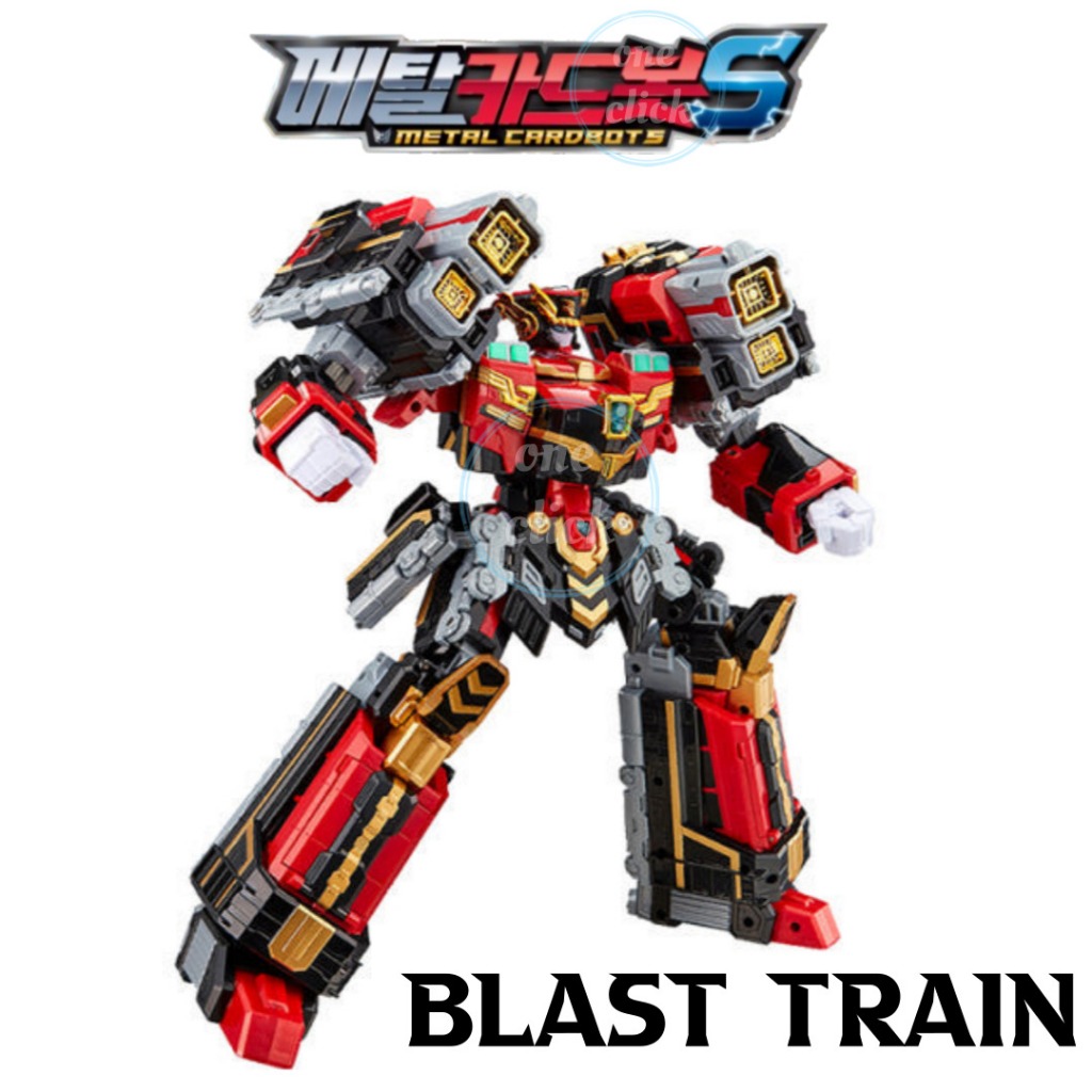METAL CARDBOT S Transforming Robot BLAST TRAIN | Korean Cartoon Action ...