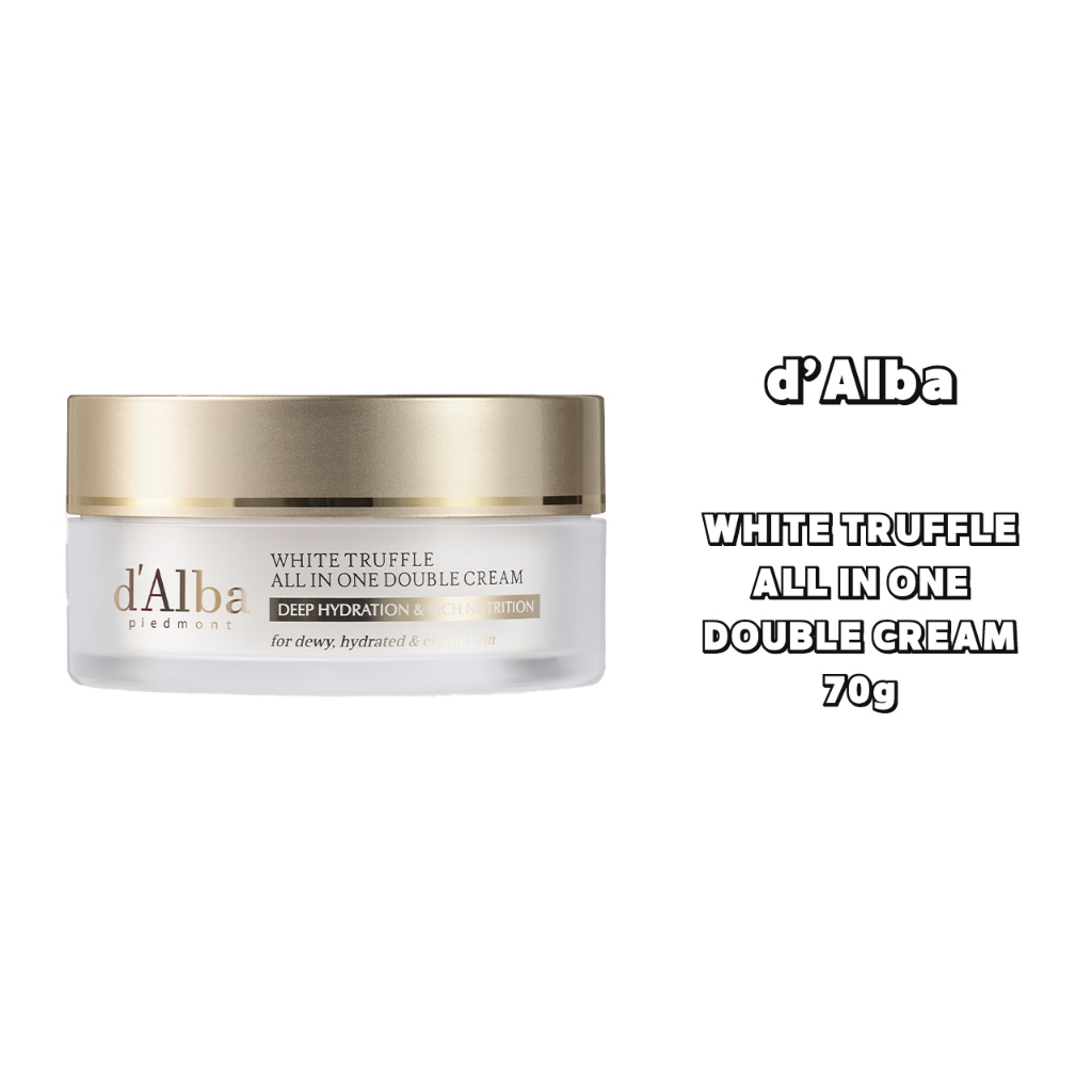 d'Alba White Truffle All In One Double Cream 70g | Shopee Philippines