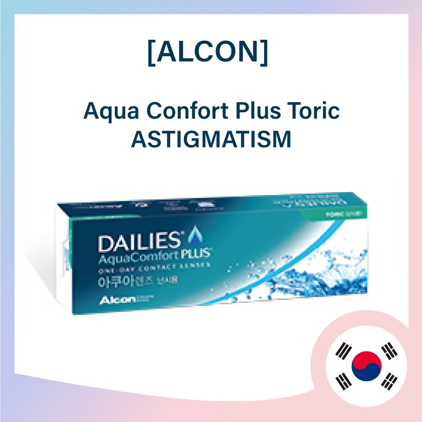 [ Alcon ] Dailies Aqua Comfort Plus Toric Astigmatism Daily Contact ...