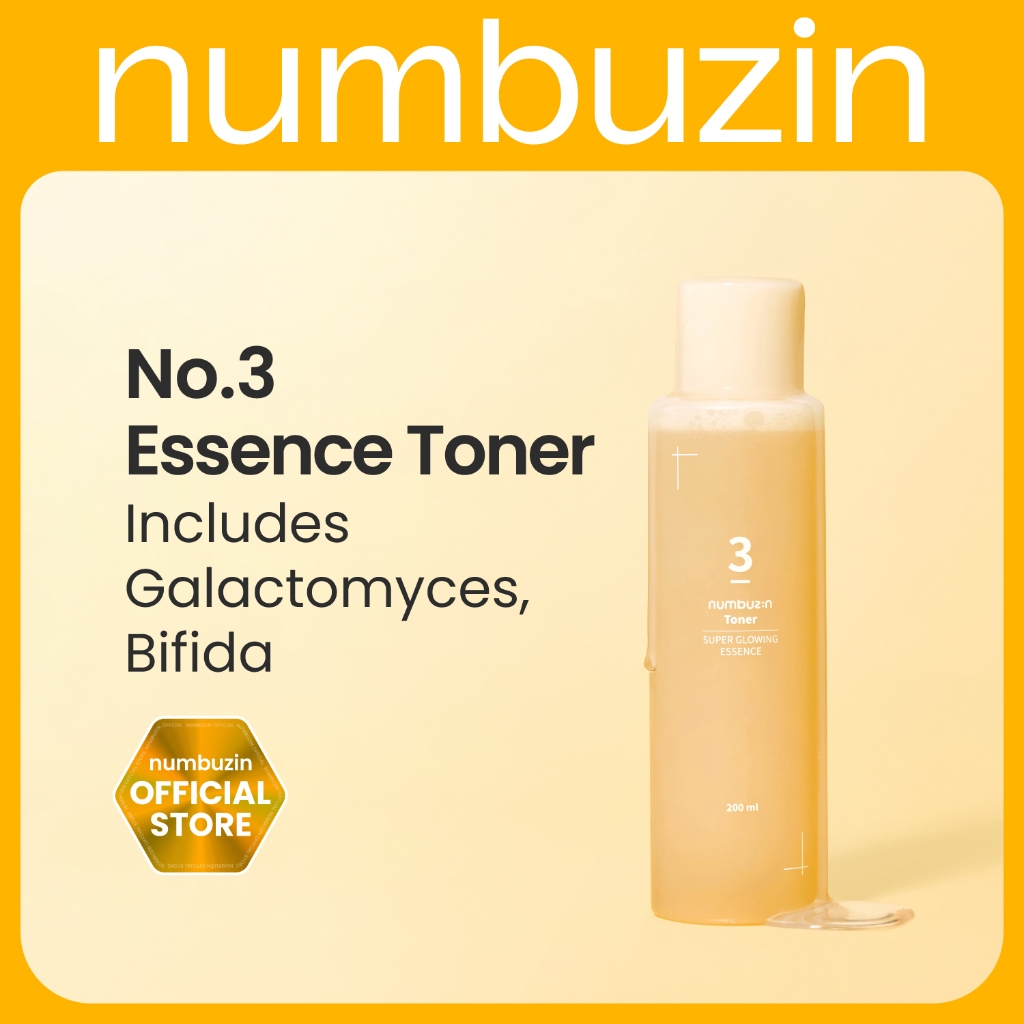 numbuzin No.3 Super Glowing Essence Toner 200ml | Shopee Philippines