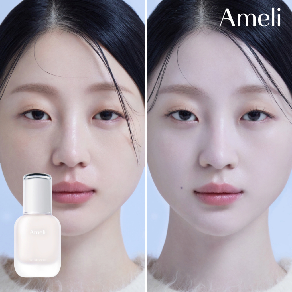 AMELI Tone Up Base Daily Foundation 030 BAEKSEOL(Snow White) 30ml ...