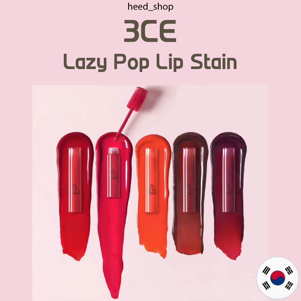 New [ 3CE ] Lazy Pop Lip Stain / 5 Colors | Shopee Philippines