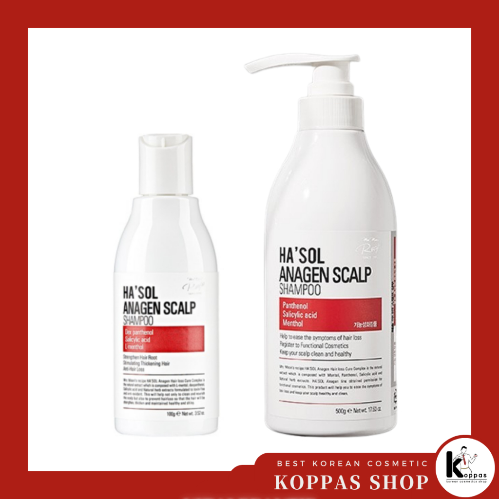 [HA'SOL] ANAGEN Scalp Shampoo (100g / 500g) | Shopee Philippines