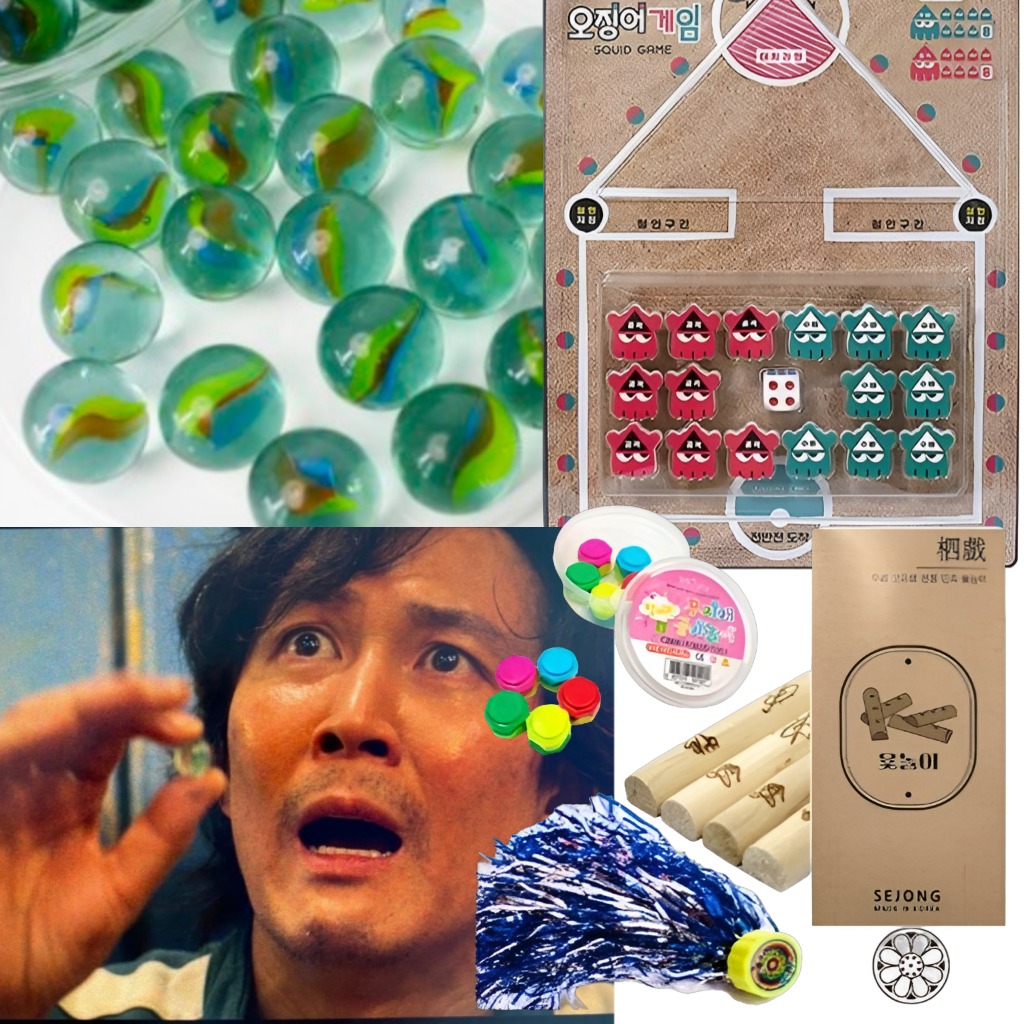 Squid Game Playing Board Game Korea Traditional Games | Shopee Philippines